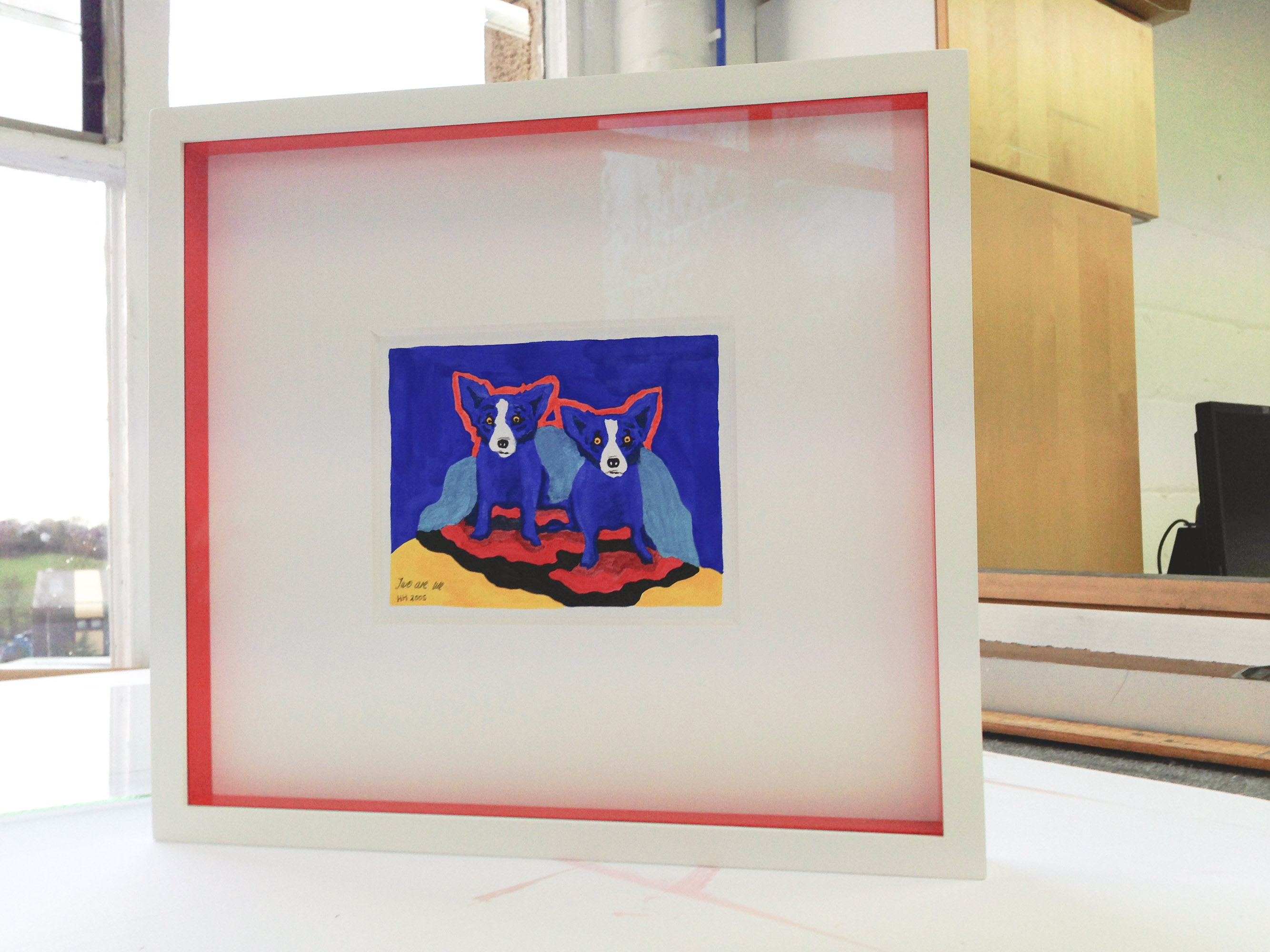 Custom box frames for artwork. / Harten Frameworks