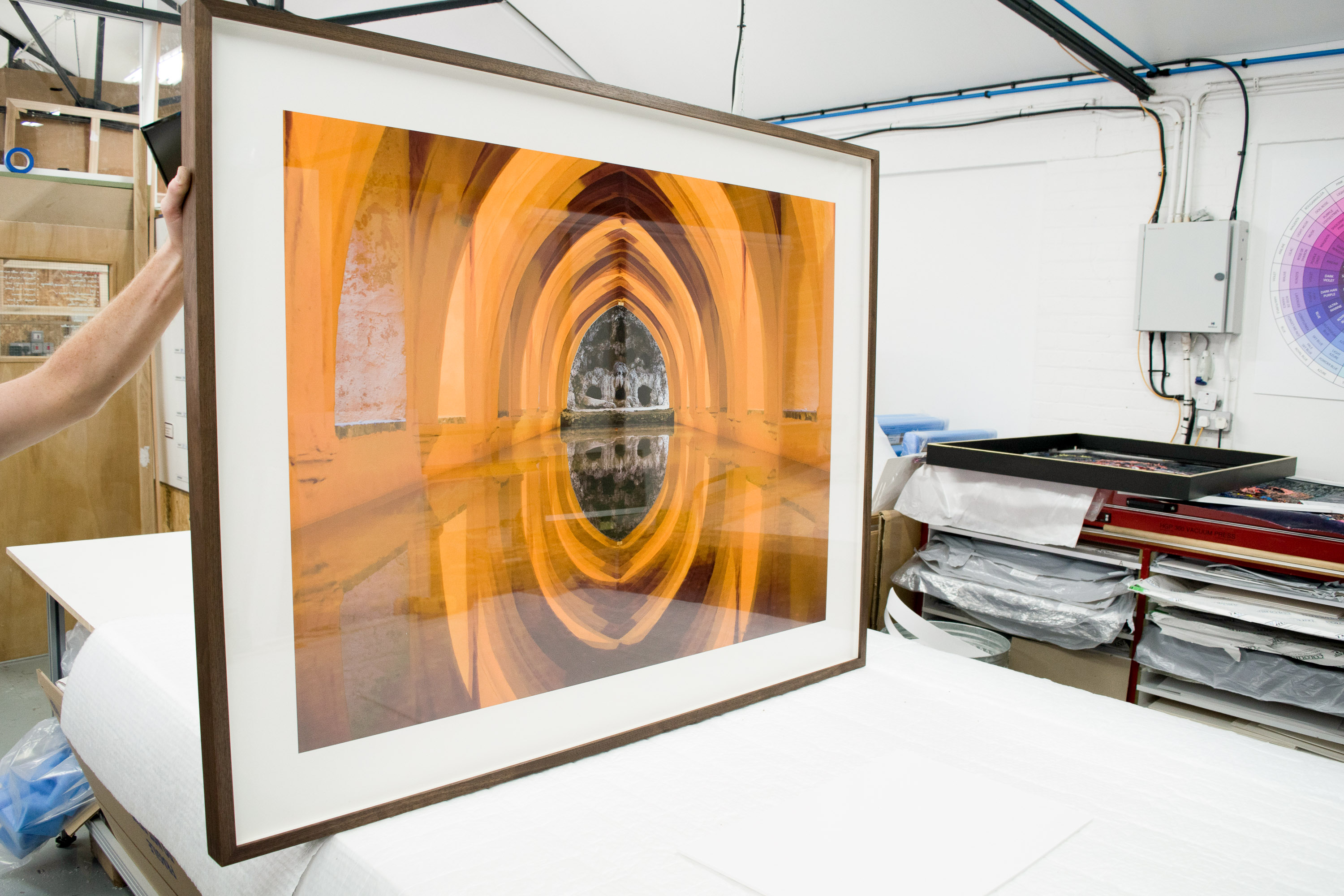 Custom box frames for artwork. / Harten Frameworks