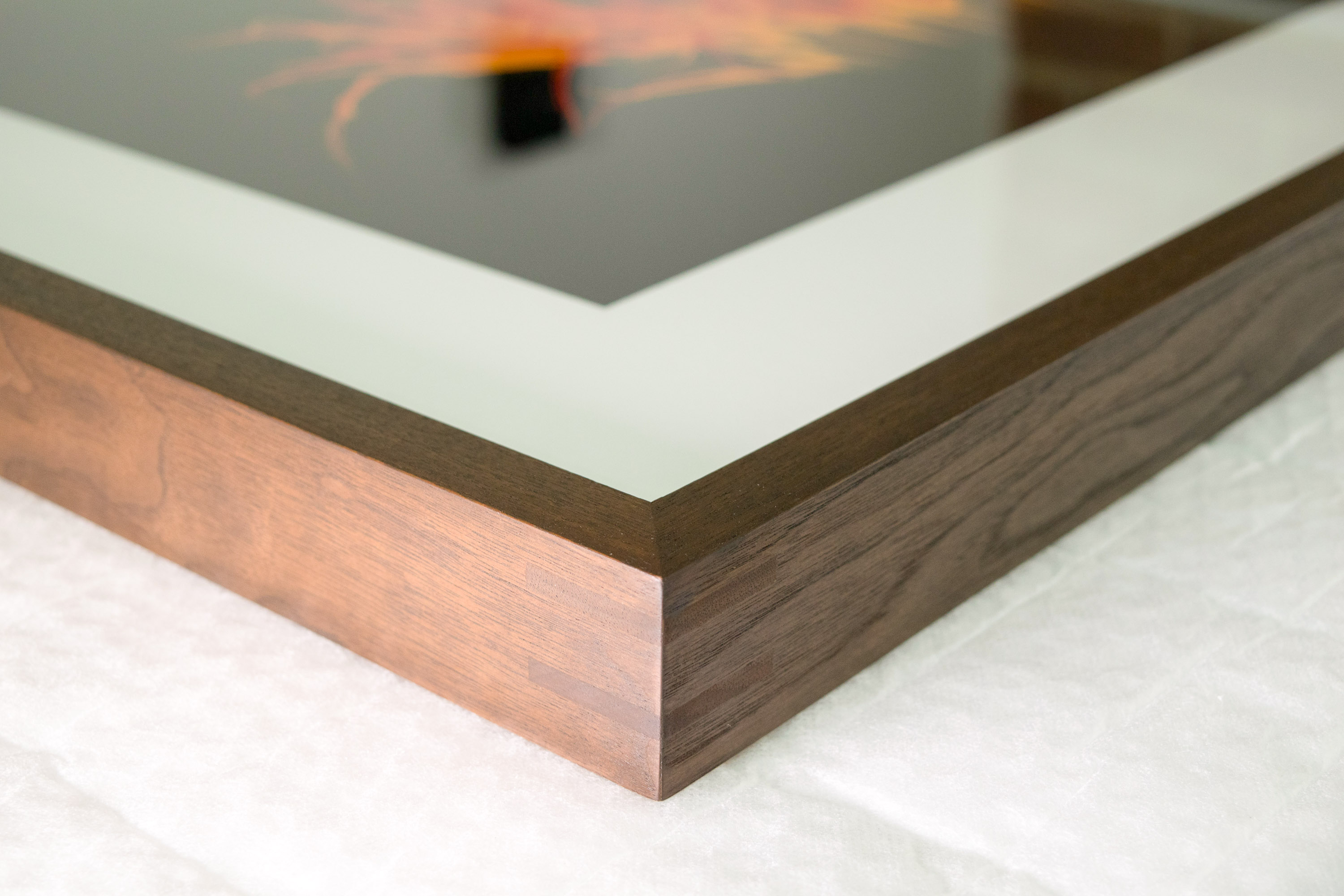 Custom box frames for artwork. / Harten Frameworks