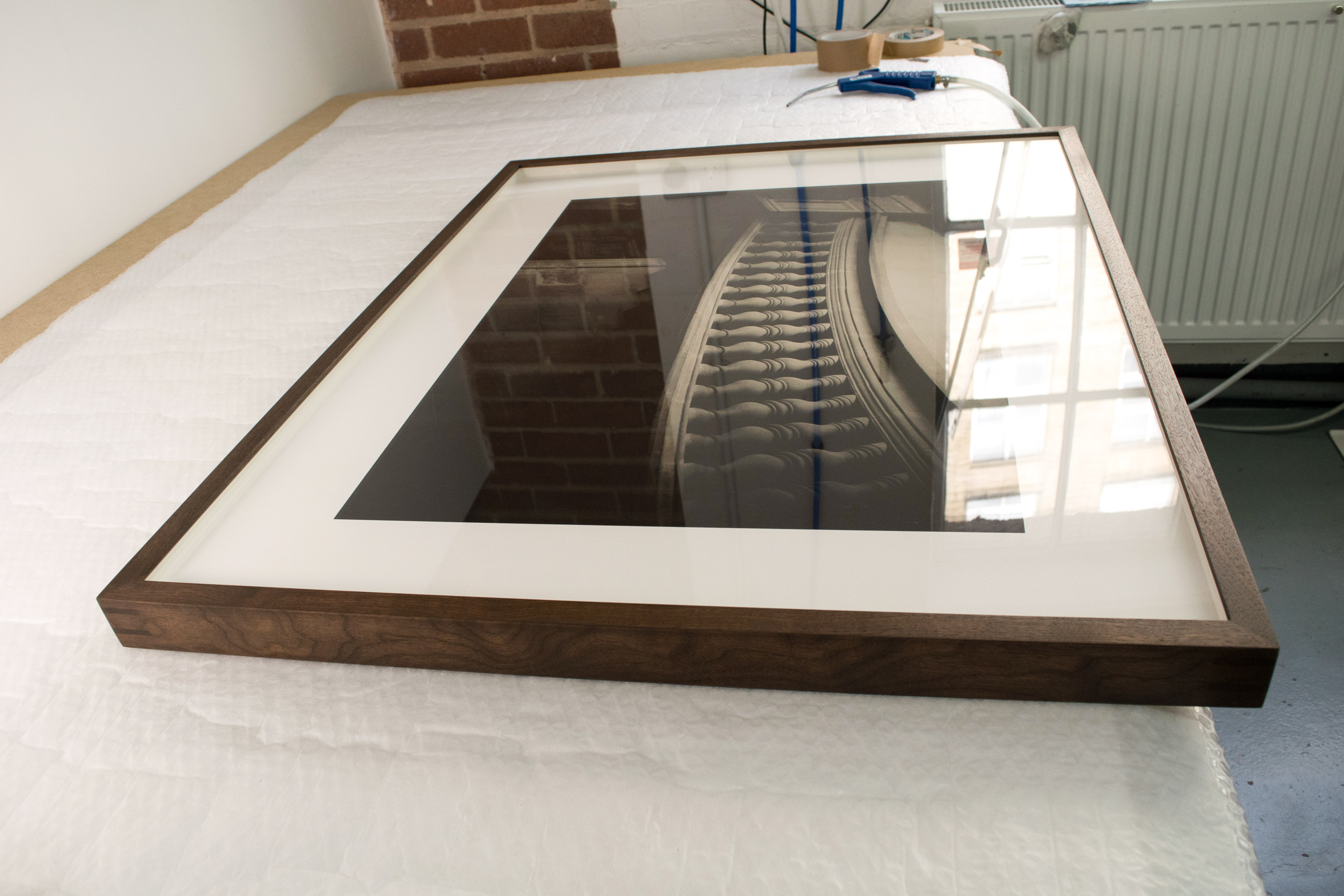 Custom box frames for artwork. / Harten Frameworks