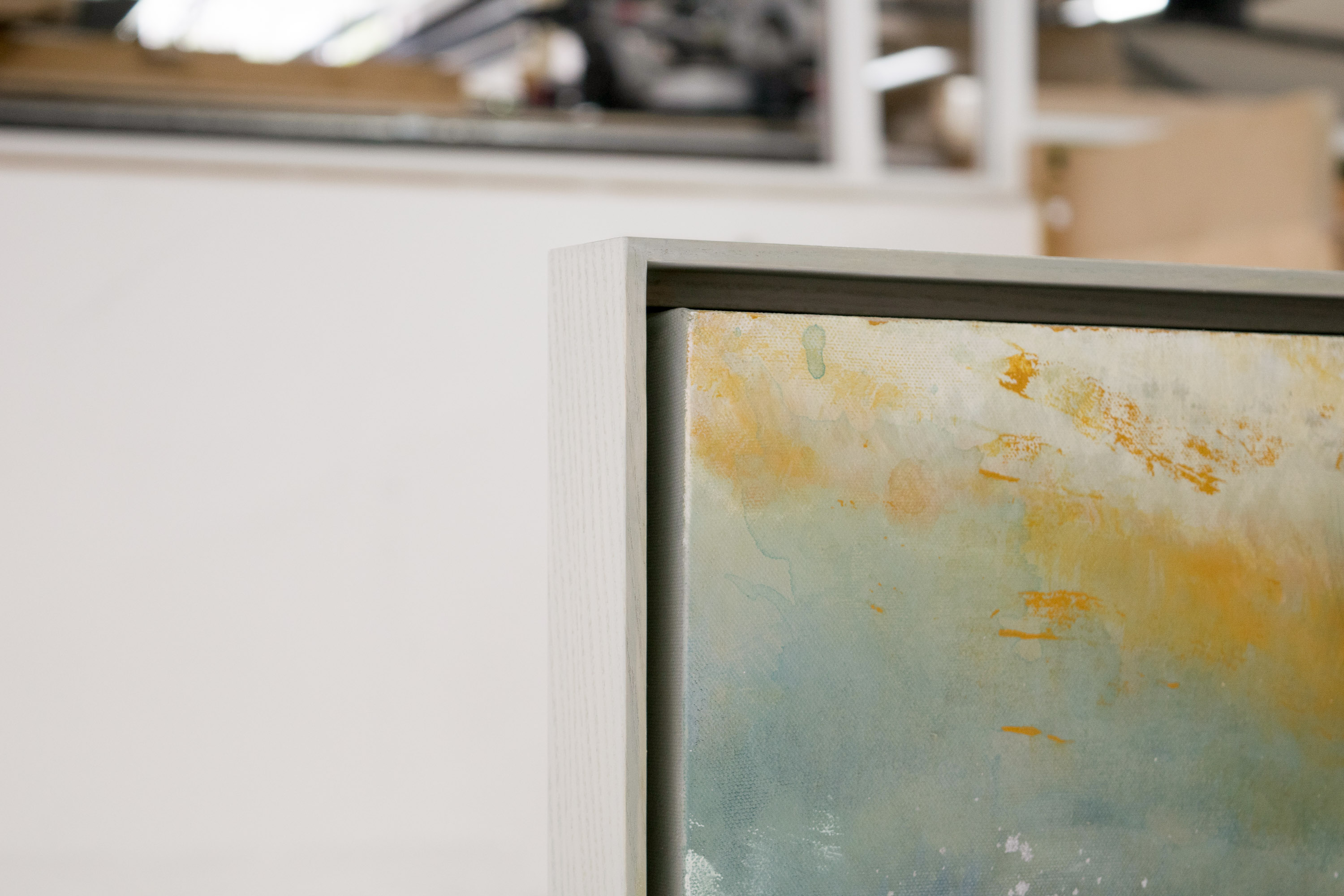 Floating Canvas Tray Frames In Any Size & Finish. / Harten Frameworks