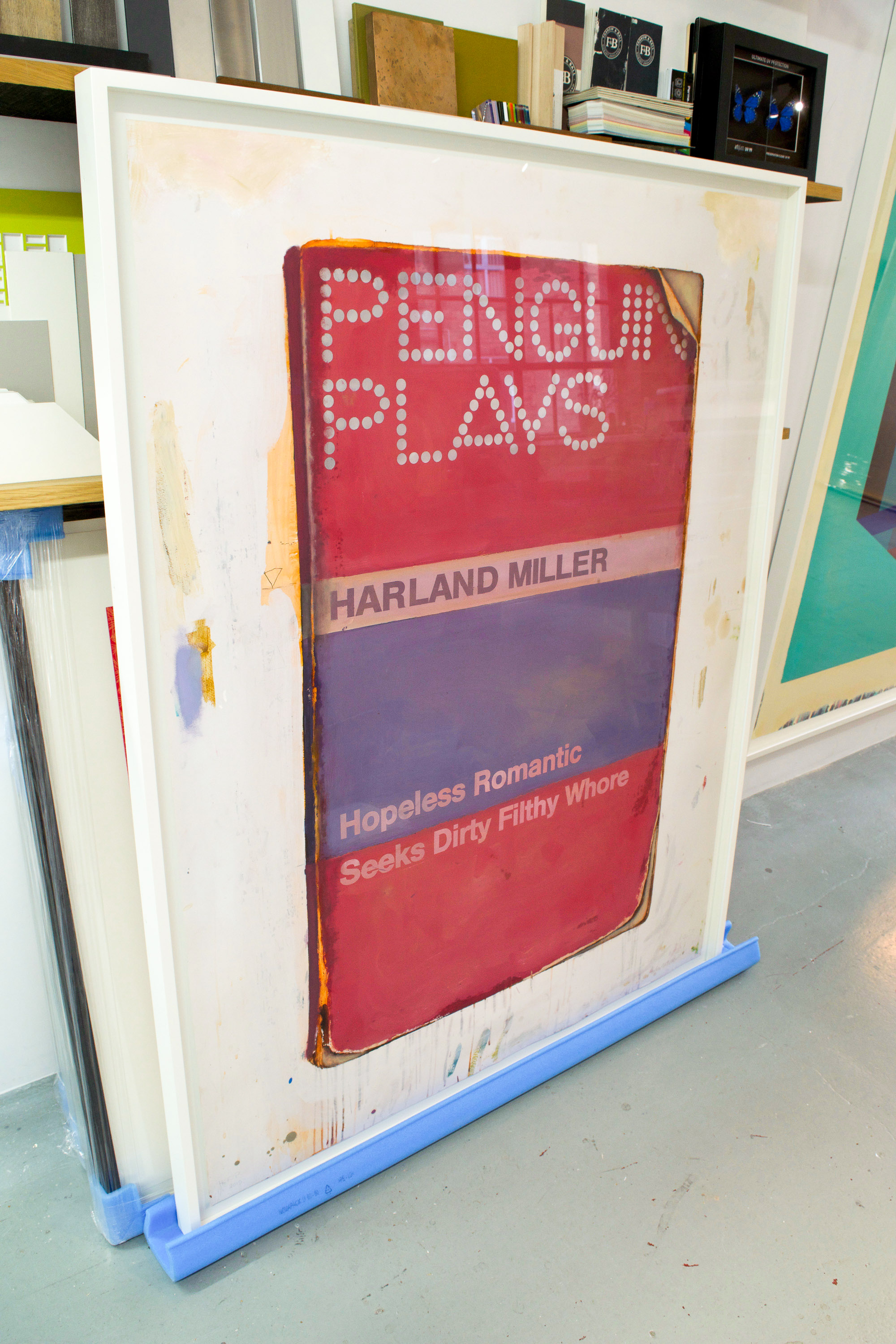 Custom box frames for artwork. / Harten Frameworks