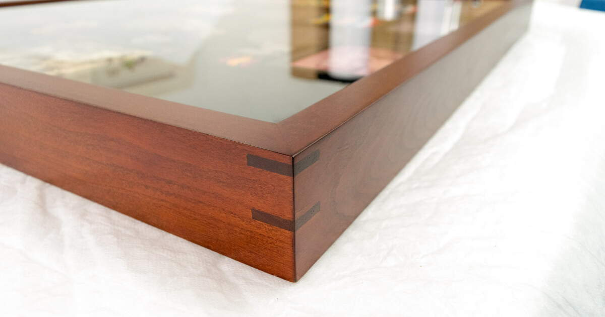 Custom box frames for artwork. / Harten Frameworks